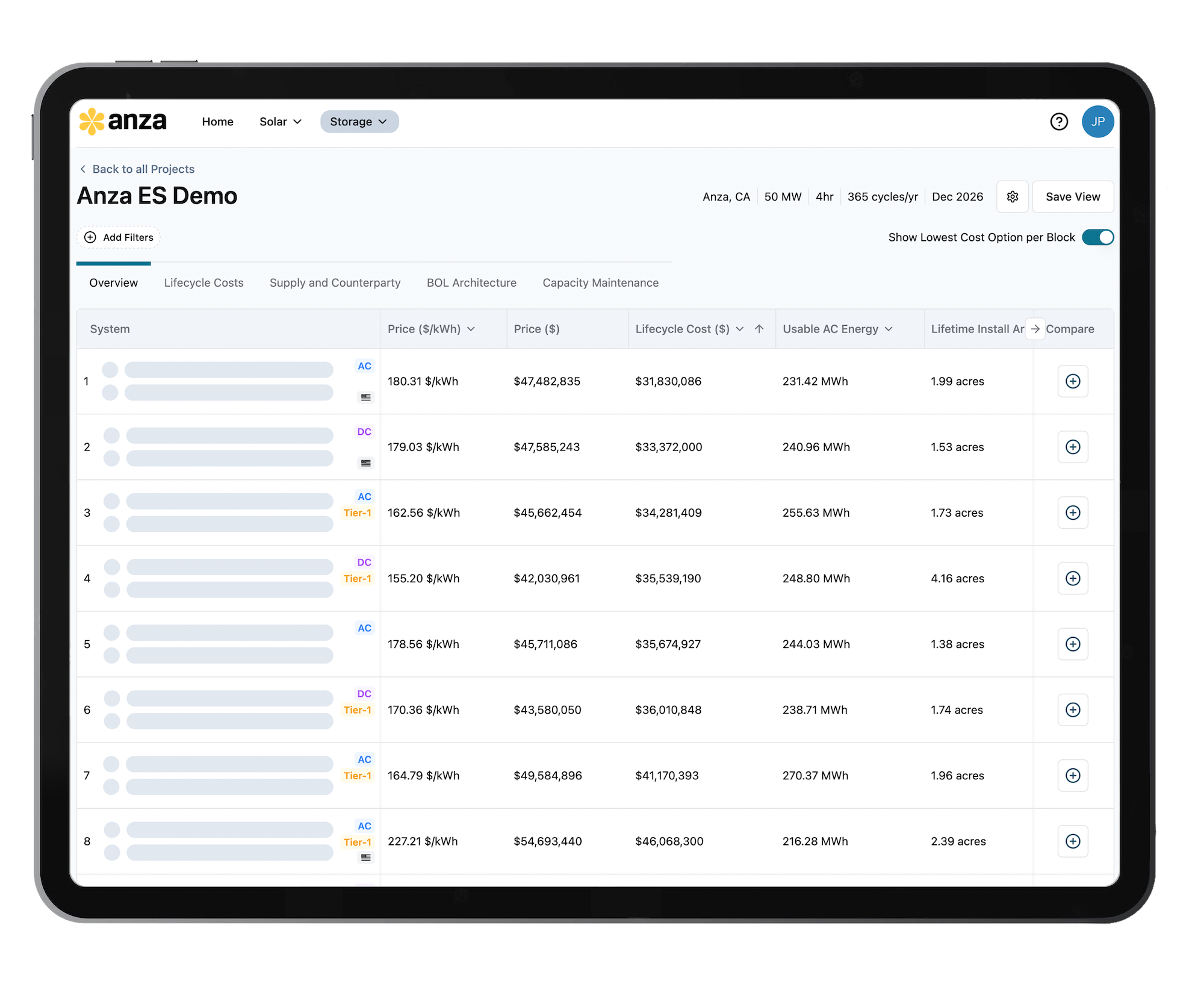 Solar & Energy Storage Data & Analytics Platform | Anza
